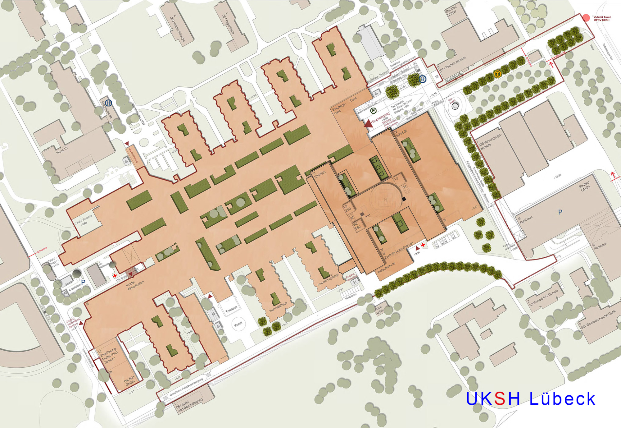 UKSH, Universitätsklinikum Schleswig-Holstein | JSWD Architekten, Köln ...